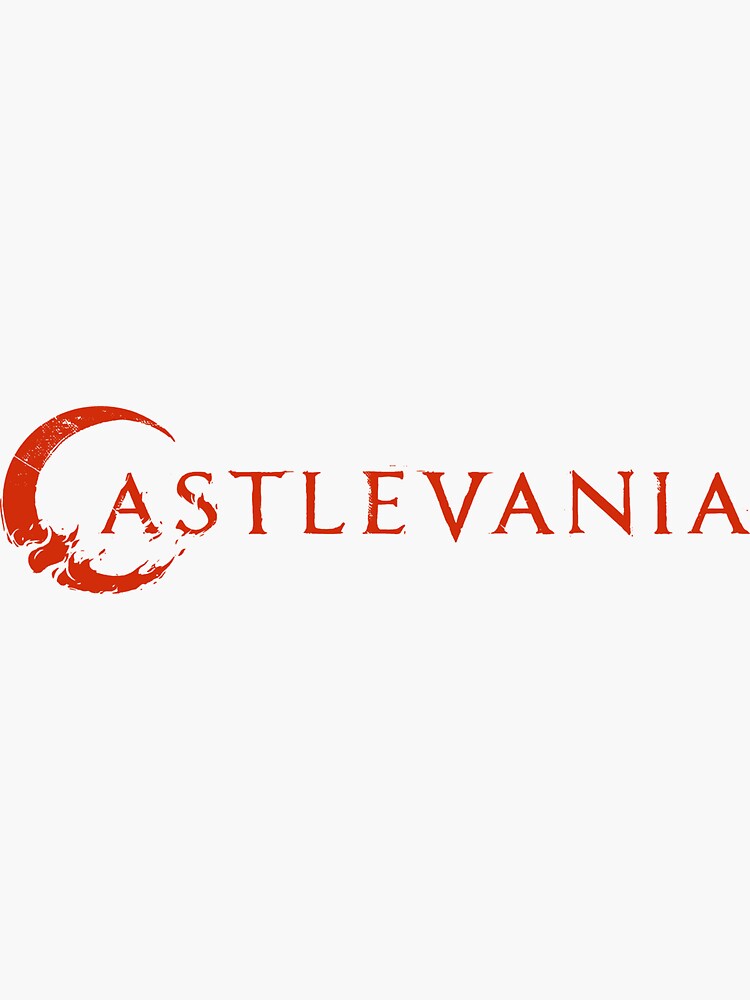 "Castlevania - Logo I" Sticker for Sale by format | Redbubble