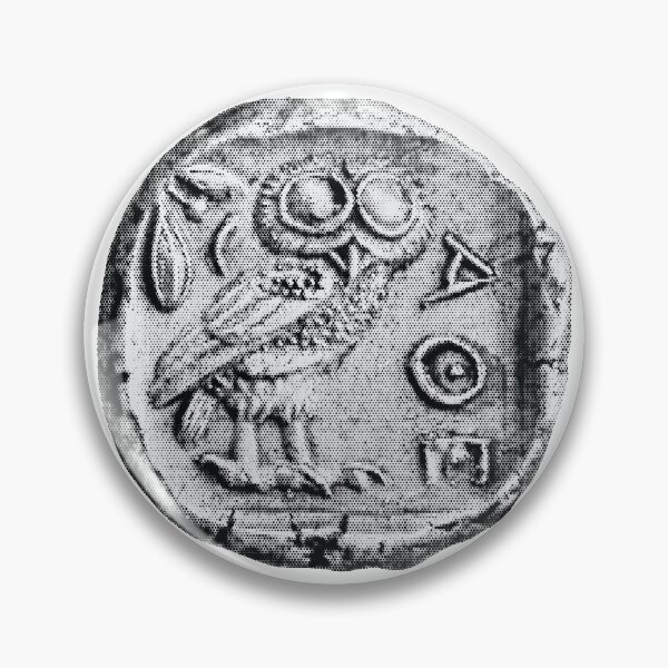 Ancient Greek Coin Pins and Buttons | Redbubble
