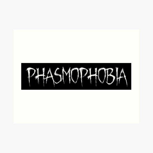 "Phasmophobia logo" Art Print for Sale by GnM-Merch | Redbubble