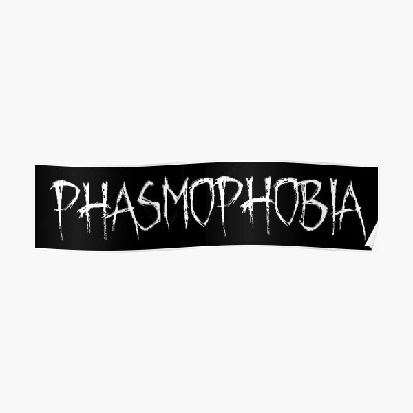 Póster «Logotipo de phasmophobia» de GnM-Merch | Redbubble