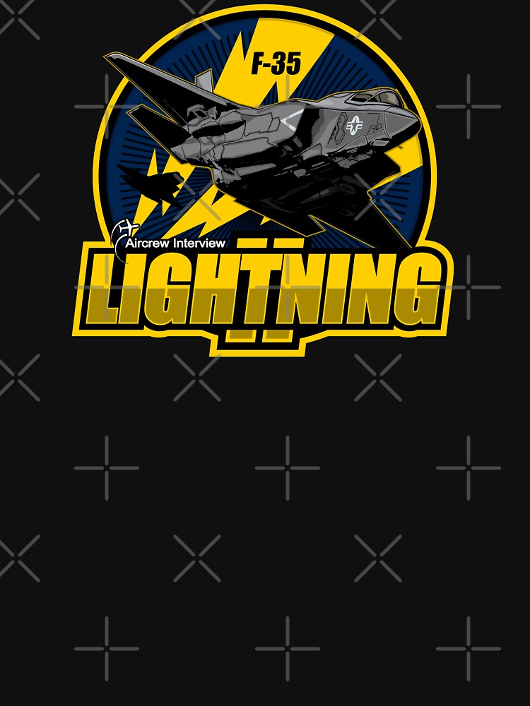 "F-35 Lightning II" T-shirt for Sale by ACInterview | Redbubble | f35 ...