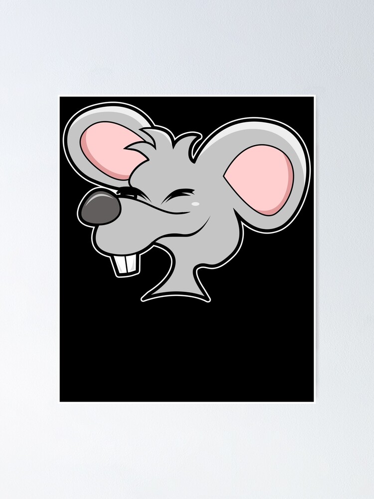 Póster «Historieta cómica linda rata» de Imutobi | Redbubble