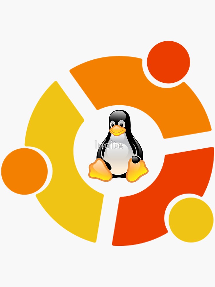 "Linux Tux inside a Ubuntu" Sticker for Sale by Indite | Redbubble