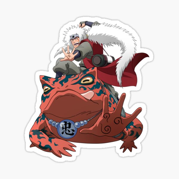 Naruto Jiraiya Stickers | Redbubble