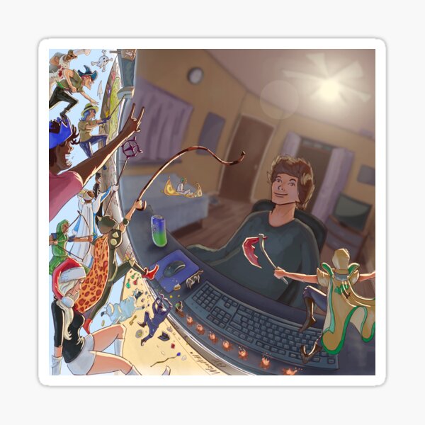 "Scape memories " Sticker for Sale by Jesse Martin | Redbubble