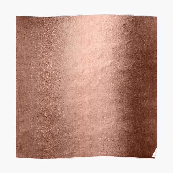 "Shiny Faux Metal Copper Texture" Poster for Sale by MysticMarble ...