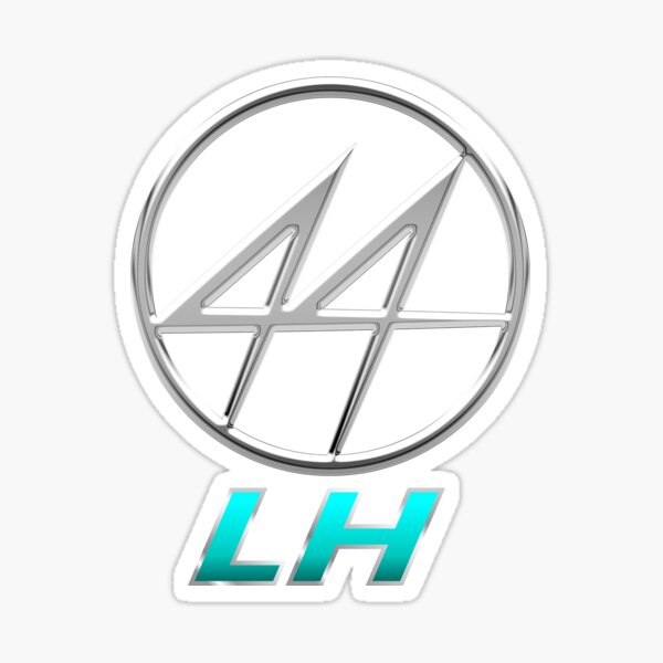 " LH 44 Chromed Logo - Circuits Pattern" Sticker for Sale by ...