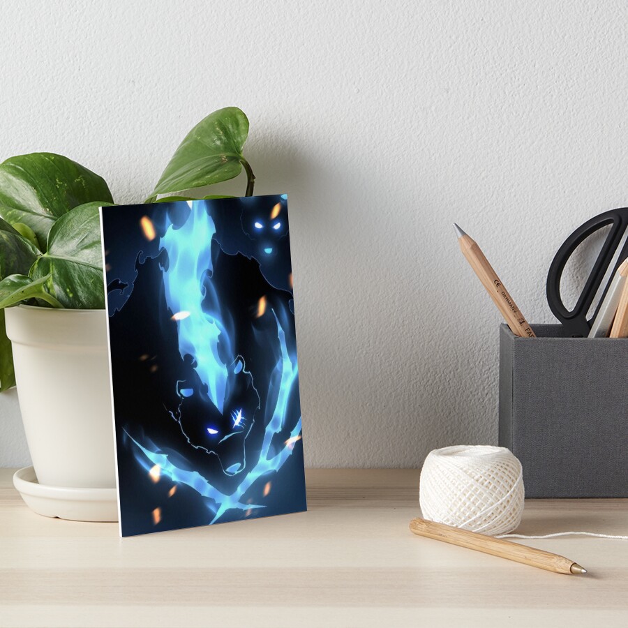 "Solo leveling shadow bear" Art Board Print for Sale by kawaidesu ...