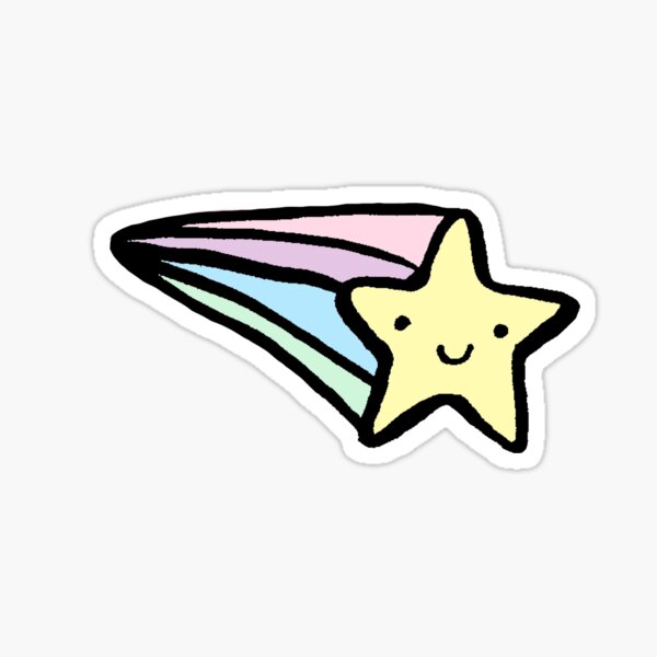 "Cute Star" Sticker for Sale by RLYRetro | Redbubble