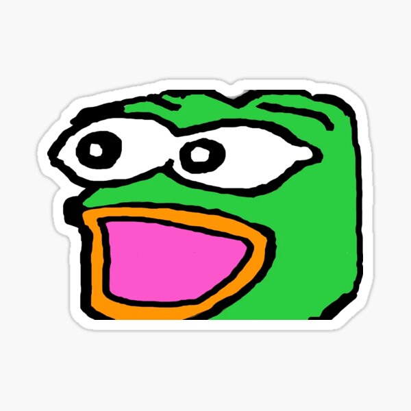 "Poggers" Sticker for Sale by paytedaug | Redbubble
