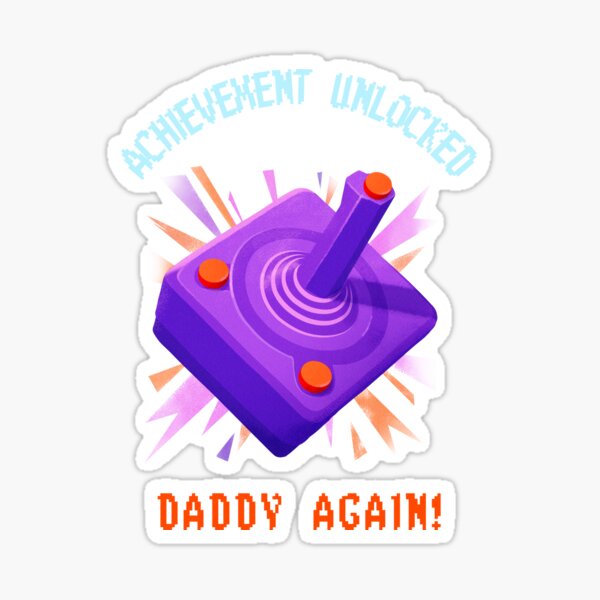 "Daddy Gamer Again Gamo Collection" Sticker for Sale by Gamo-Tees ...