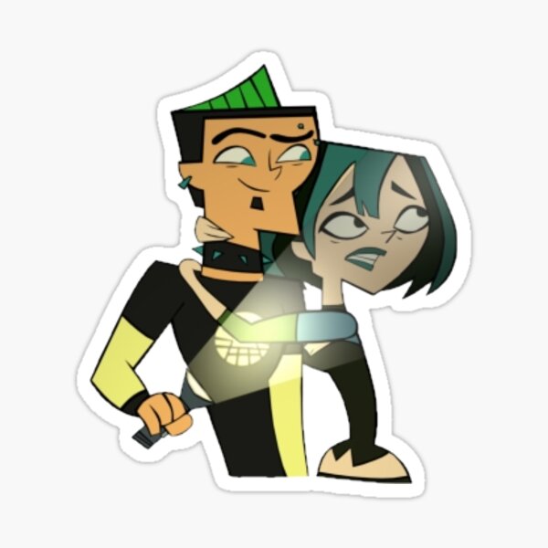 "Duncan and Gwen" Sticker for Sale by miettebiz | Redbubble
