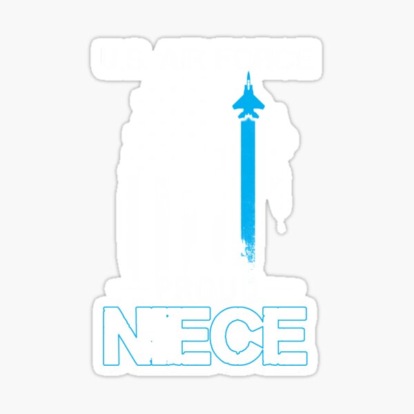 "Vintage Proud Niece US Air Force - USAF" Sticker by Deportiva | Redbubble