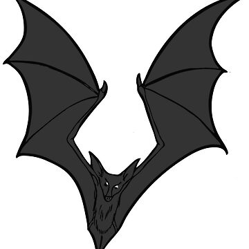 "Bat Familiar" Sticker for Sale by TursiArt | Redbubble