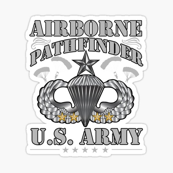 "Airborne Pathfinder U.S. Army" Sticker by BruceFaulkner | Redbubble