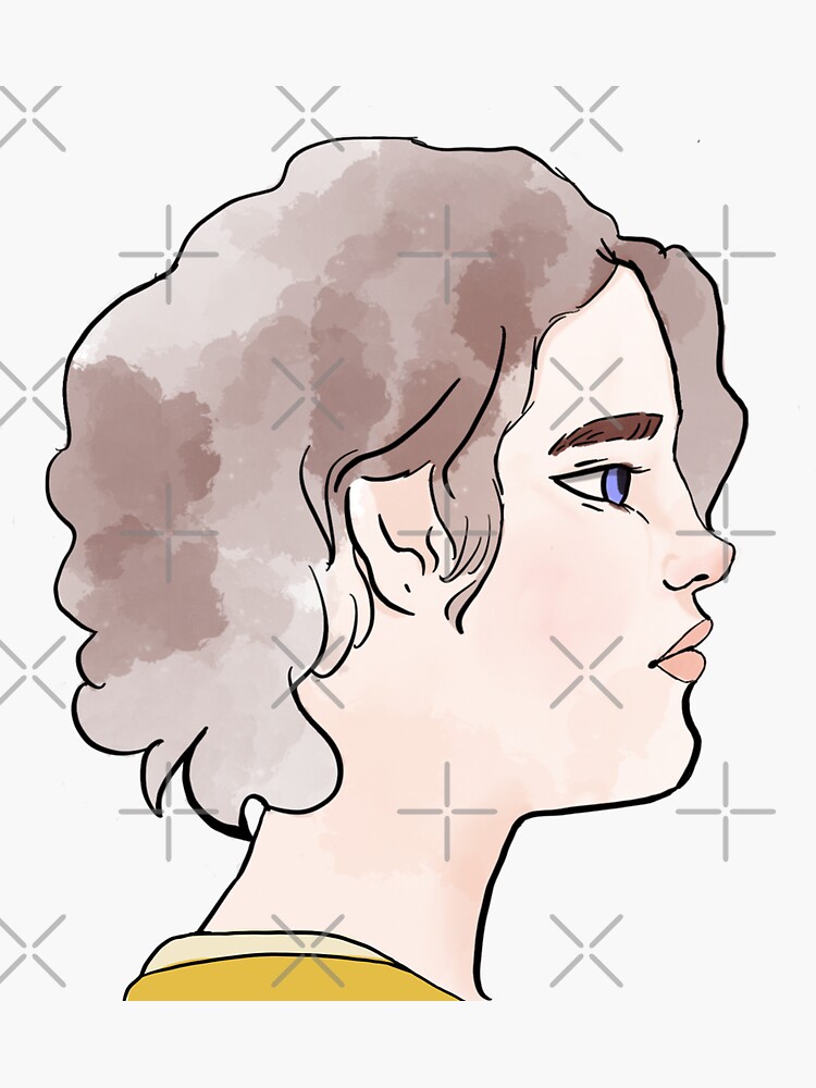 "Regan Watercolor AQP" Sticker by ravenannaart | Redbubble