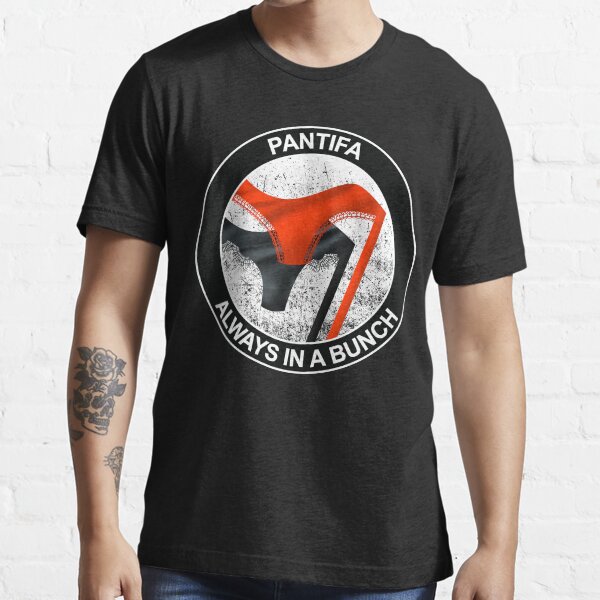 "PANTIFA! Always In A Bunch! Anti-Antifa Flag" T-shirt for Sale by Just ...