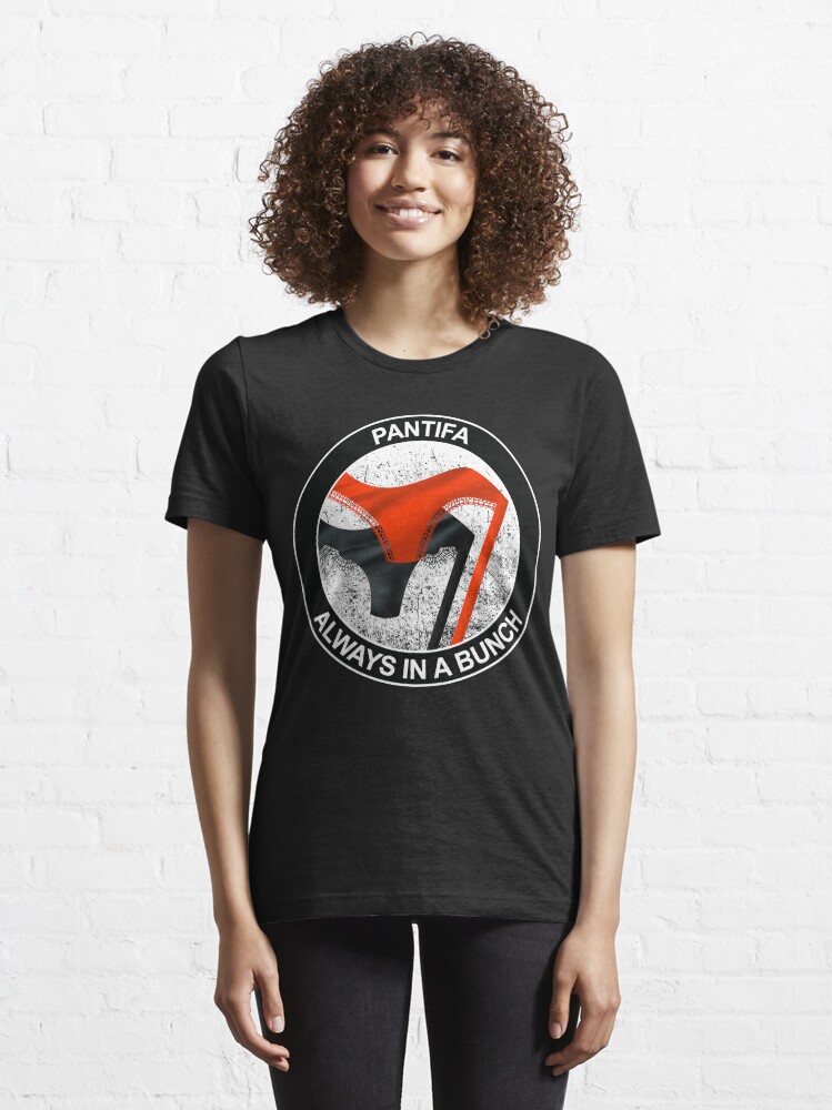 "PANTIFA! Always In A Bunch! Anti-Antifa Flag" T-shirt for Sale by Just ...