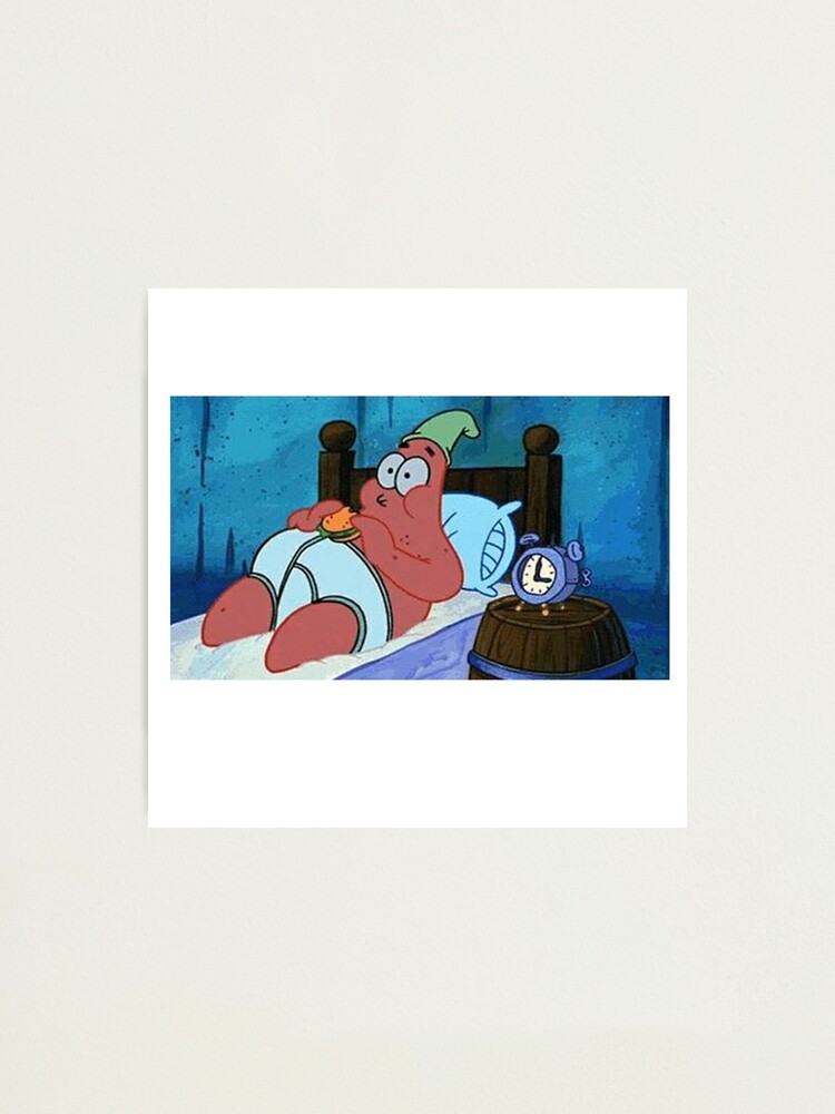 "Spongebob meme oh boy 3am" Photographic Print by joseanimates | Redbubble