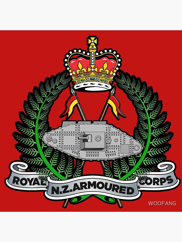 "ROYAL NEW ZEALAND ARMOURED CORPS" Poster for Sale by WOOFANG | Redbubble