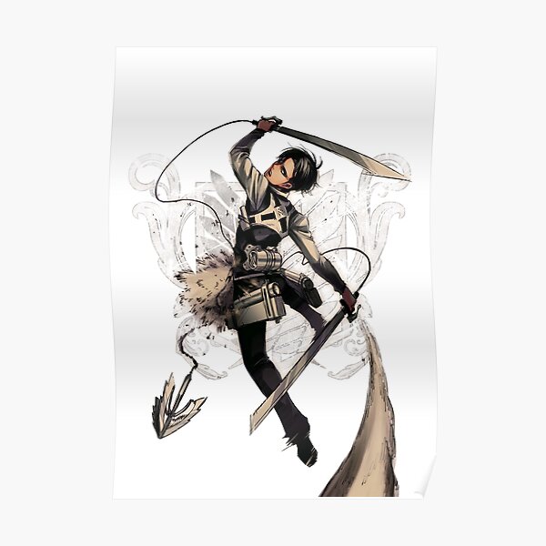 "Captain Levi" Poster by Kruger8 | Redbubble
