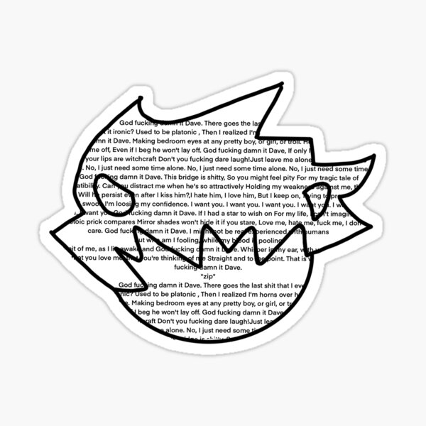 "GFDI Dave sticker" Sticker for Sale by FantasyRae | Redbubble