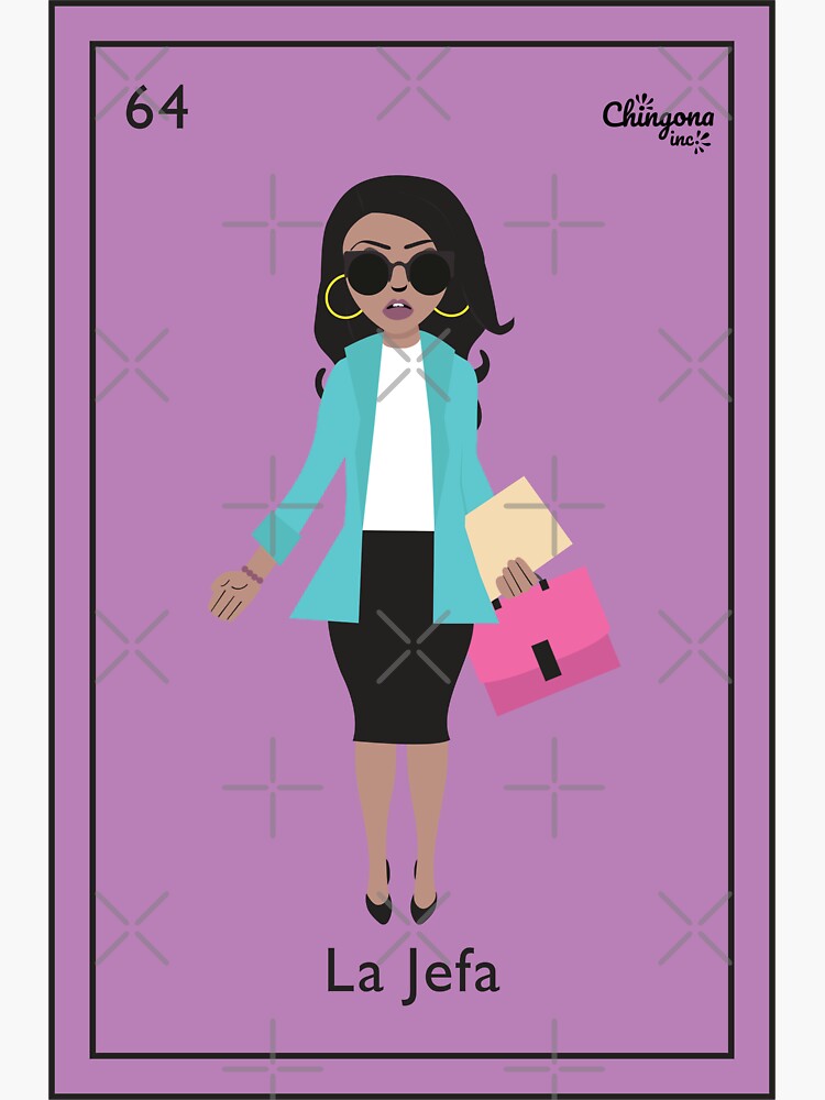 "La Jefa" Sticker for Sale by vosio | Redbubble