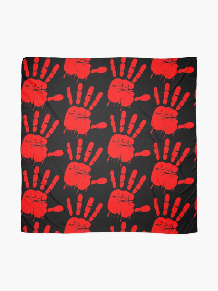 "MMIW - missing murdered indigenous women - Red hand dripping blood ...