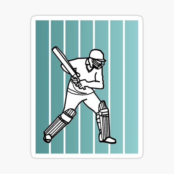 "Cricket superhero" Sticker by aktiveaddict | Redbubble
