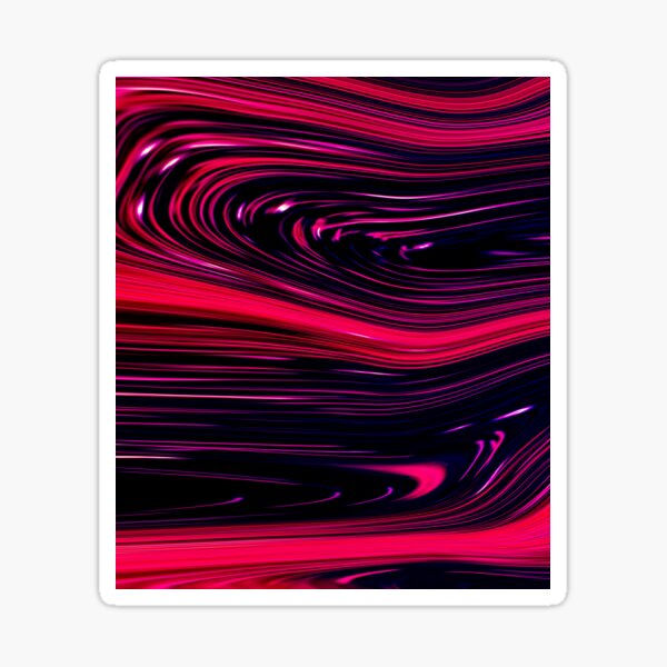 "Abstract Red Vibrant Texture" Sticker by Corbitron | Redbubble