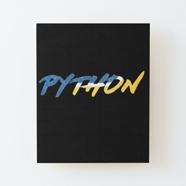 Python Programmer Mounted Prints | Redbubble