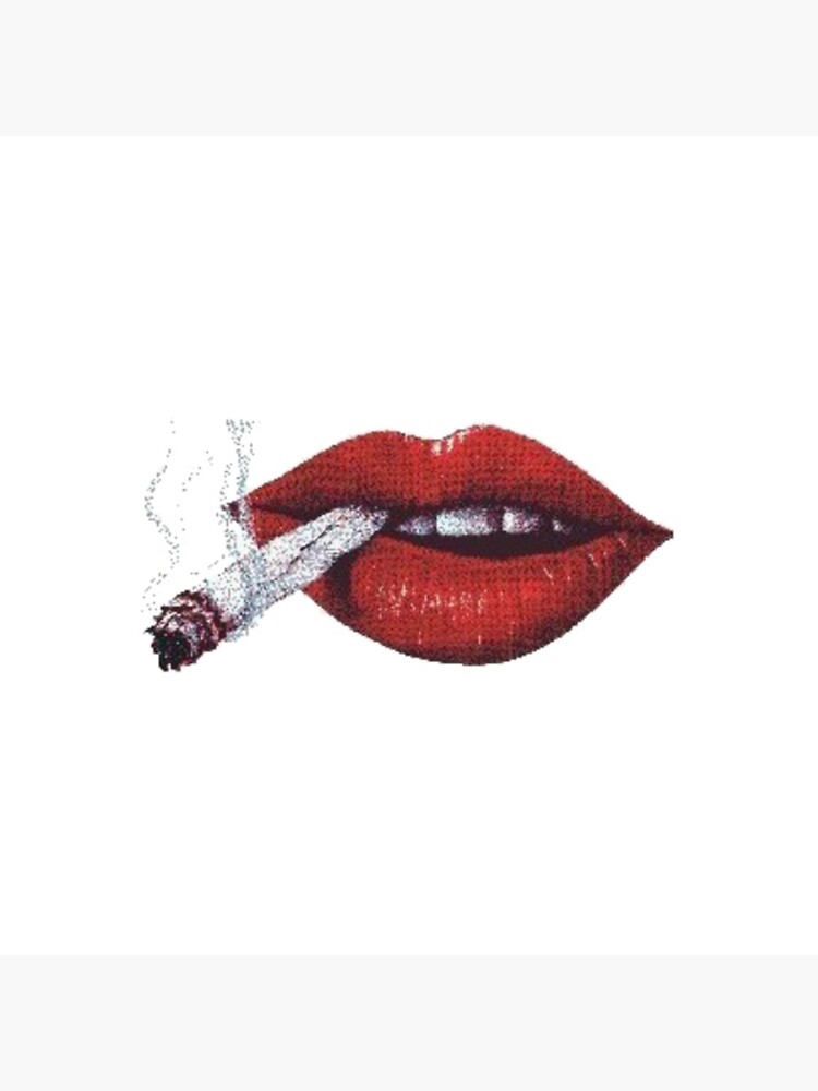 "Lips Smoking" Poster by Marwa9 | Redbubble