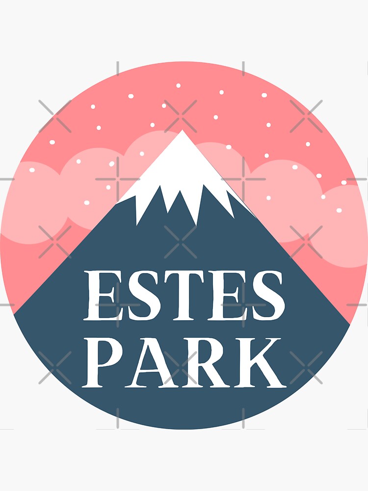 "Estes Park, Colorado" Sticker by InvestingRoad | Redbubble