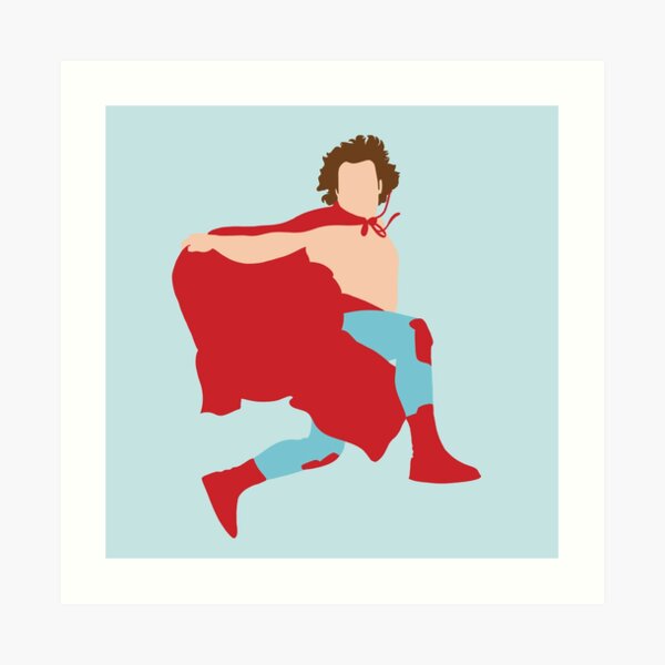 "Nacho Libre Flying" Art Print for Sale by luciddreame | Redbubble