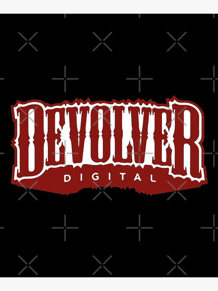 "Devolver Digital " Mounted Print by InfinitelyWavey | Redbubble
