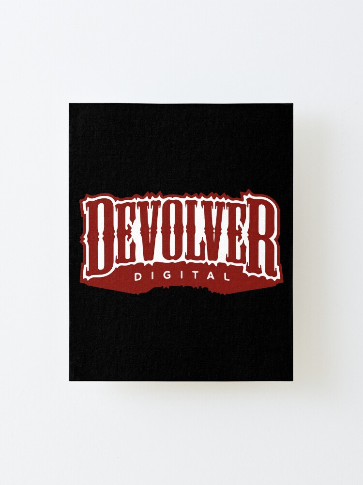 "Devolver Digital " Mounted Print by InfinitelyWavey | Redbubble