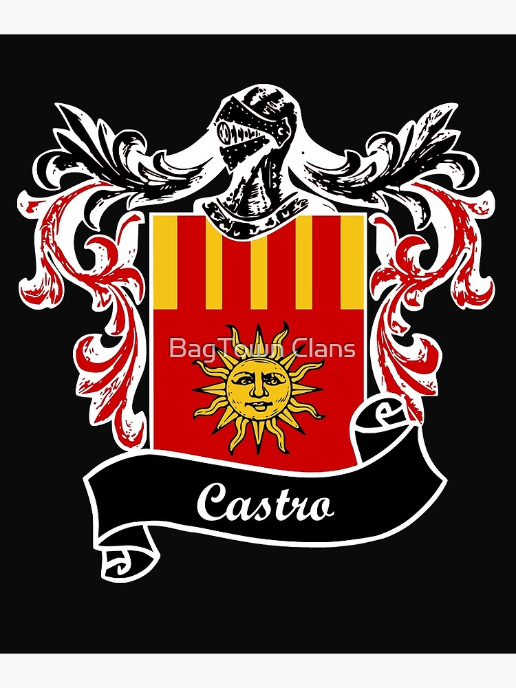 Póster «Escudo de armas de Castro» de ljrigby | Redbubble