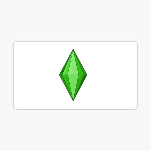 "Sims Plumbob Design " Sticker for Sale by Doooodlebugg | Redbubble
