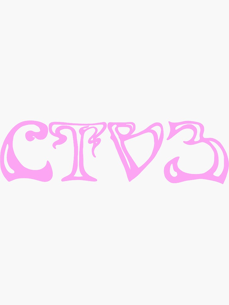 "CTV3 Logo" Sticker for Sale by nikolaonthemoon | Redbubble