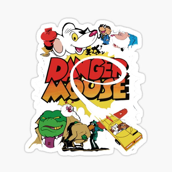 Cartoon Danger Mouse Stickers | Redbubble