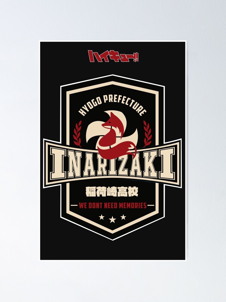 "HAIKYUU: TEAM INARIZAKI" Poster by FunGangStore | Redbubble