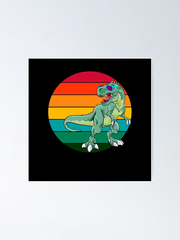 "retrosaurus" Poster by Jungleboy815 | Redbubble