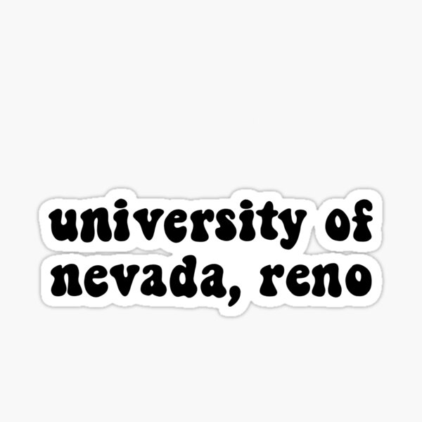 "UNR" Sticker for Sale by serenadesigns | Redbubble