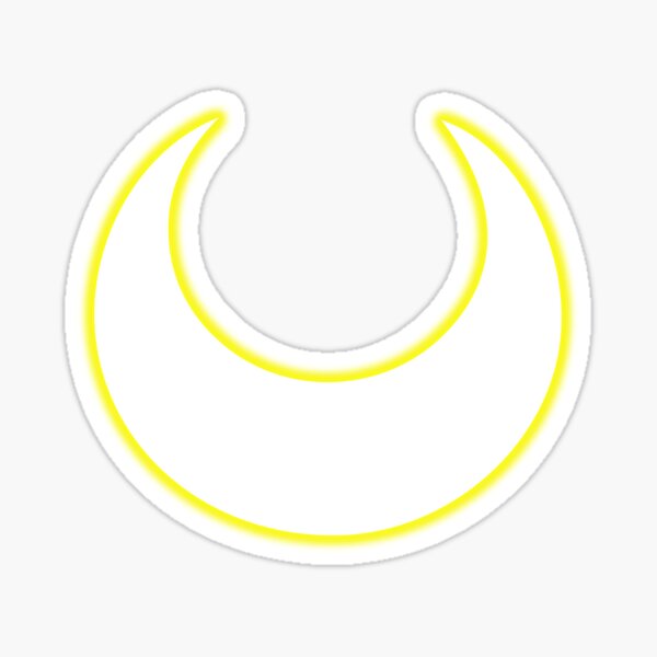 "Subtle Anime Moon Symbol" Sticker for Sale by johnmgr21 | Redbubble