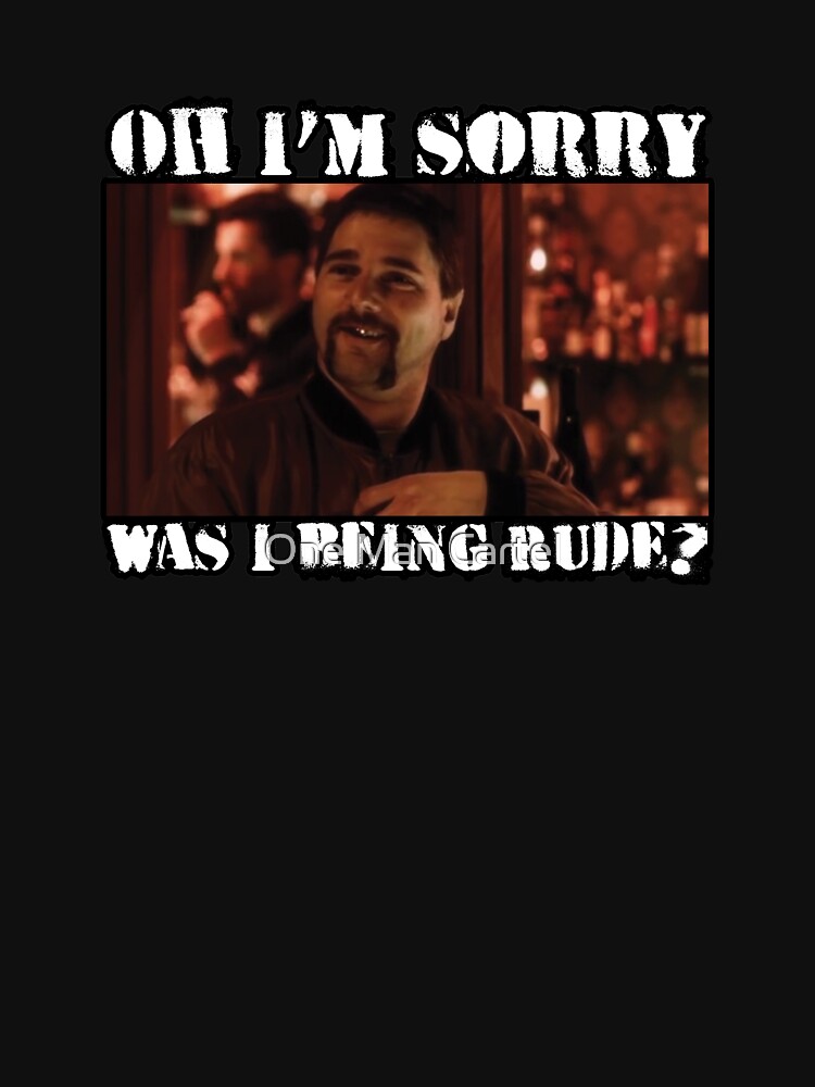 "Sorry Chopper" Essential T-Shirt for Sale by One Man Cartel | Redbubble