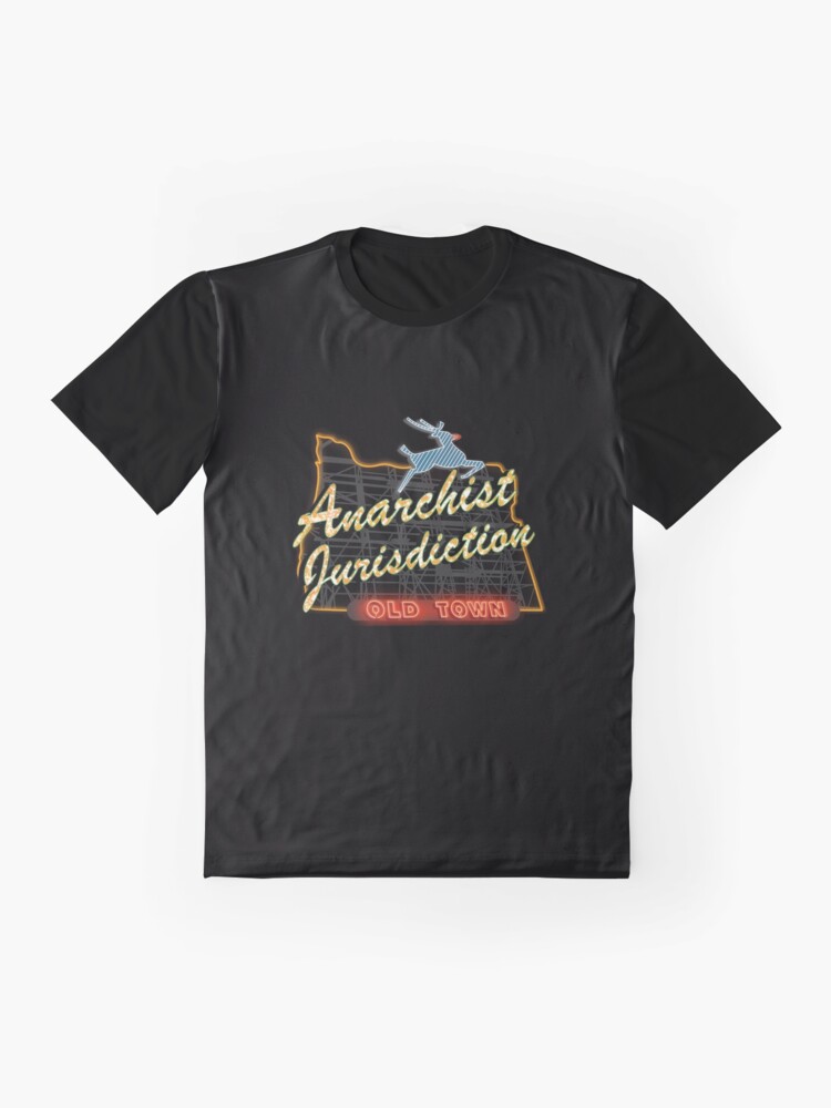 "Portland Anarchist Jurisdiction Oregon" T-shirt for Sale by ...