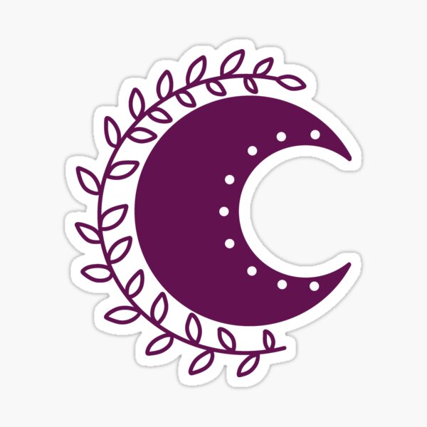 "Moon Aesthetic " Sticker for Sale by itsbekah | Redbubble