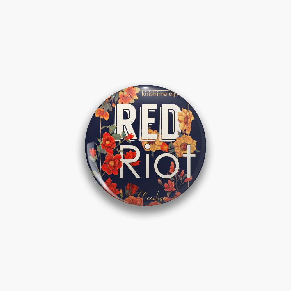 "Red riot - floral " Pin by Mari-Firefly | Redbubble