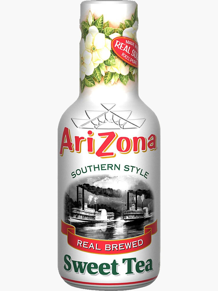 "ARIZONA ICED TEA WHITE" Sticker for Sale by Stephanizzle | Redbubble