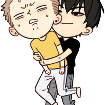 "19 days manhua sticker — he tian & mo guan shan" Photographic Print ...